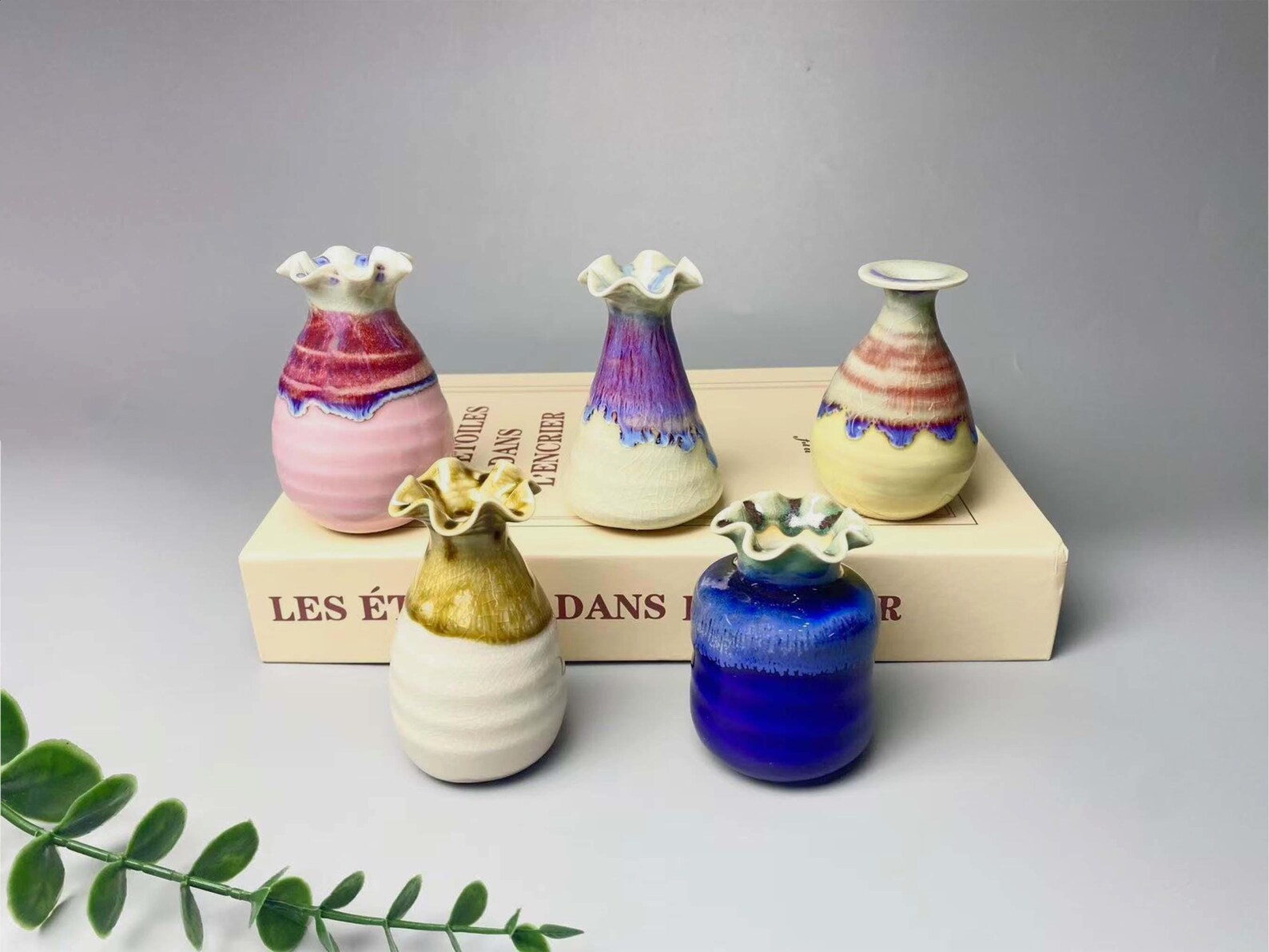 Cute Mini Ceramic Vase Table Decor Gift for Her, Handmade Mommy Pot ...