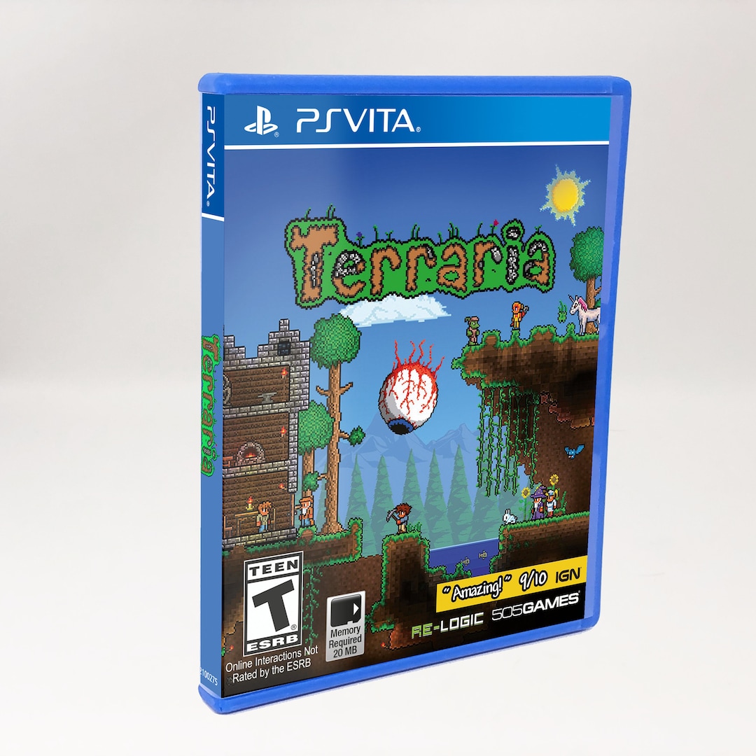 Terraria (sony PS Vita) Replacement CASE ONLY (no Game) - Etsy