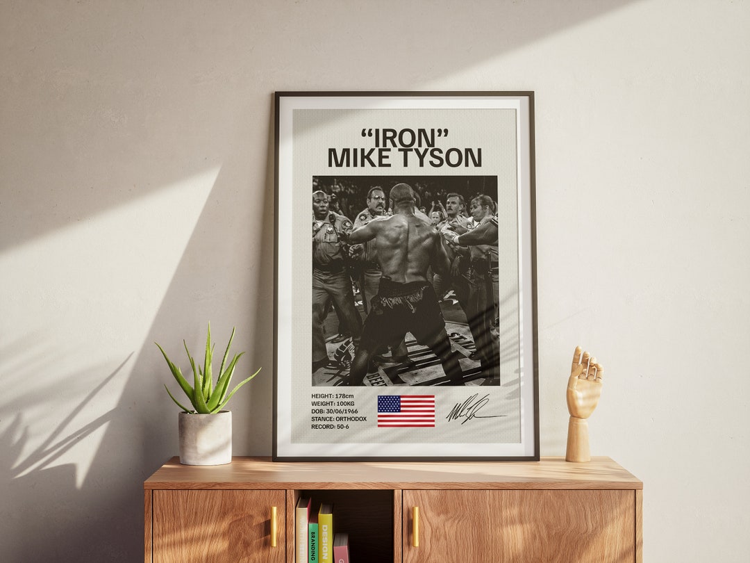 Mike Tyson, Boxing Poster, UFC Poster, Martial Arts Poster,poster Ideas ...