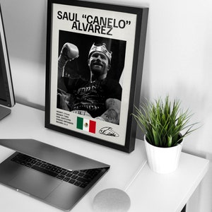 Saul Canelo Alvarez, Boxing Poster, UFC Poster, Martial Arts Poster ...
