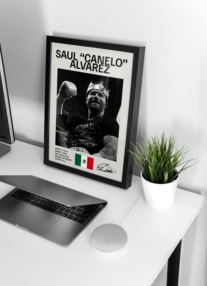 Saul Canelo Alvarez, Boxing Poster, UFC Poster, Martial Arts Poster ...