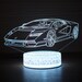 Lamborghini Countach LPI 800-4 Lambo 3D Illusion Lambo Fans Gift 3D ...