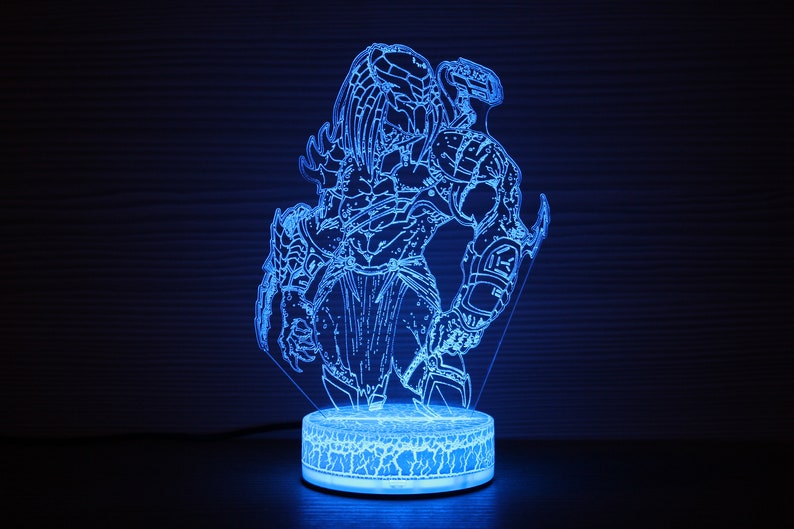 Predator Costume Predator Night Lamp 3D Night Lamp 3D Night Light ...