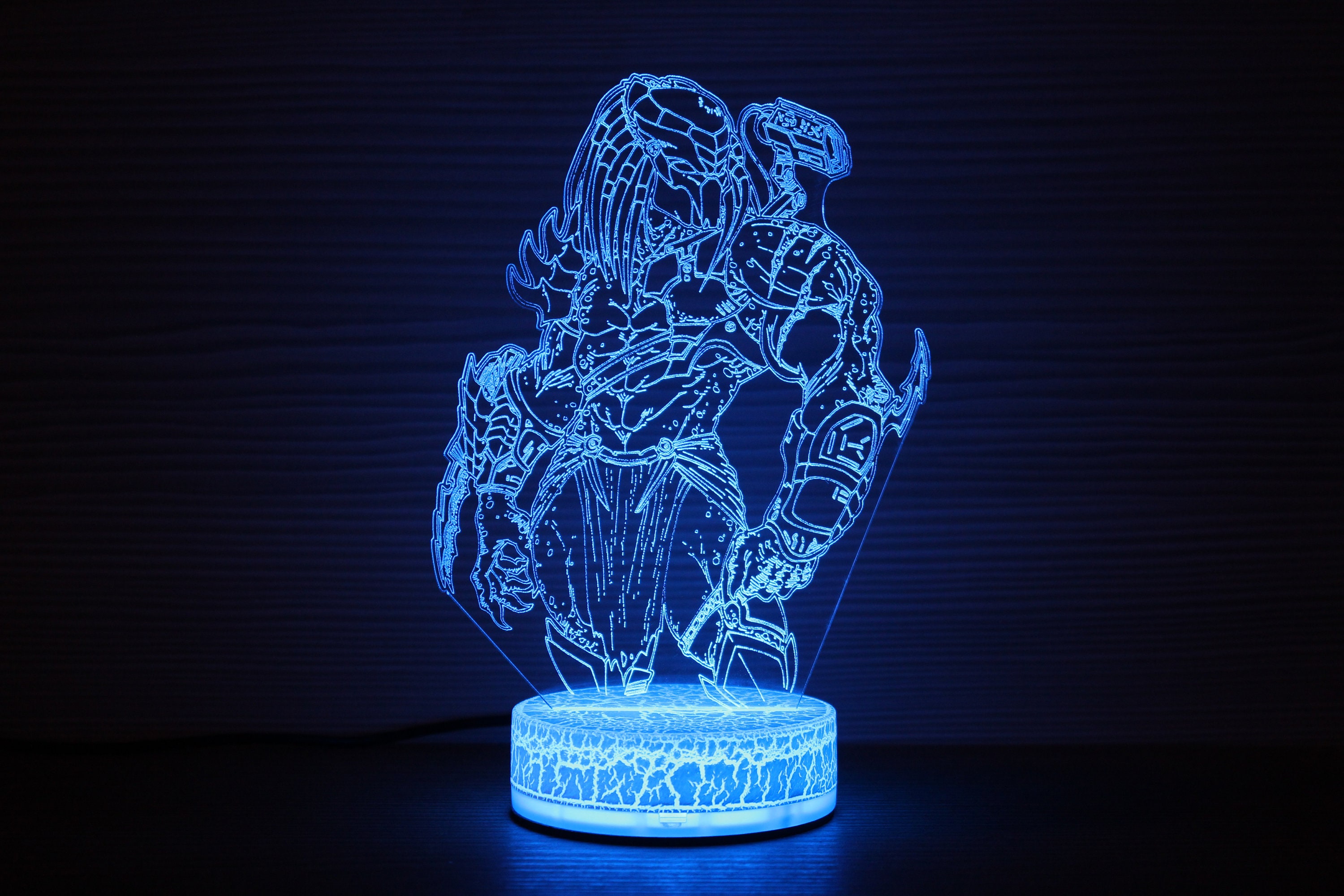 Predator Costume Predator Night Lamp 3D Night Lamp 3D Night Light ...
