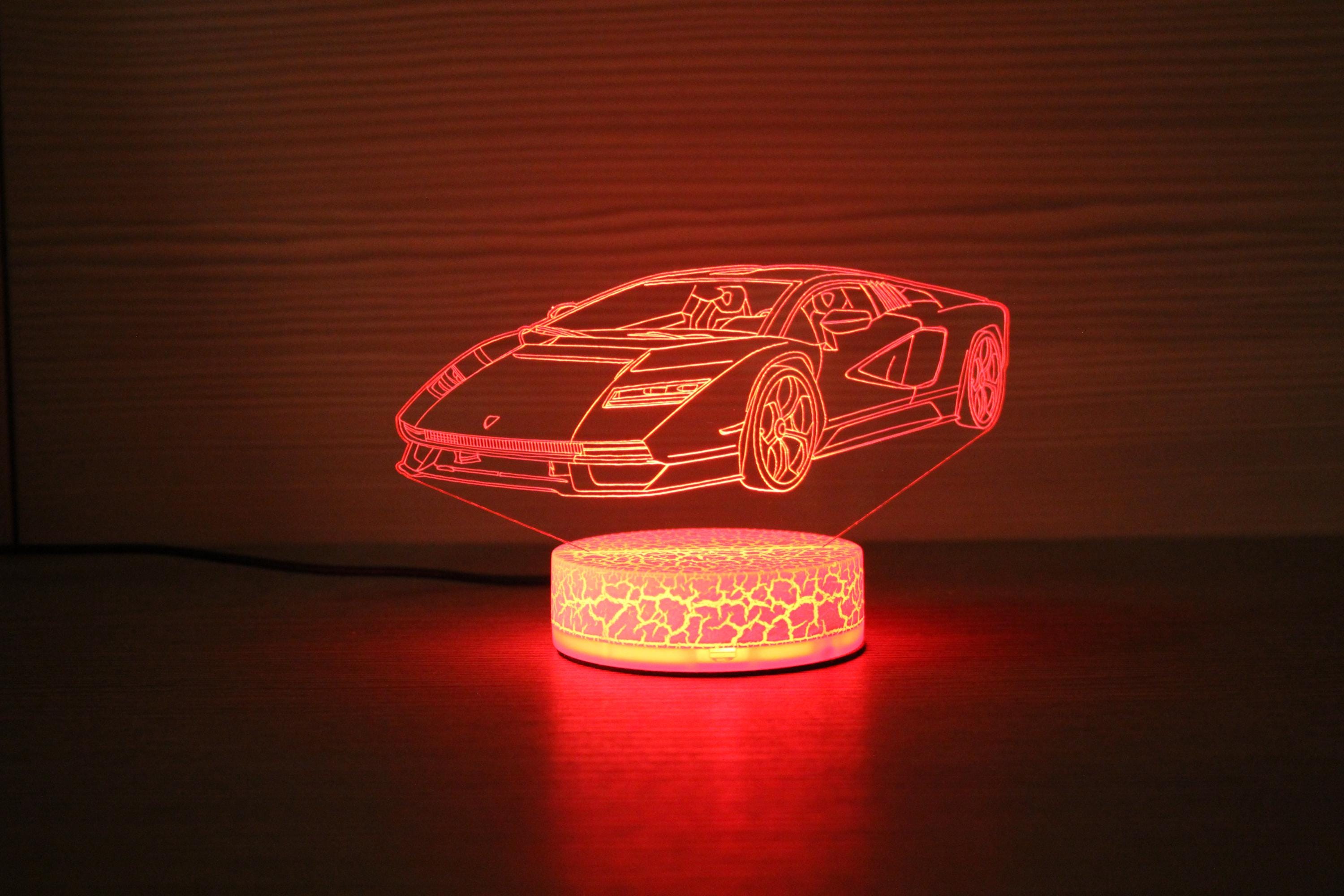 Lamborghini Countach LPI 800-4 Lambo 3D Illusion Lambo Fans Gift 3D ...