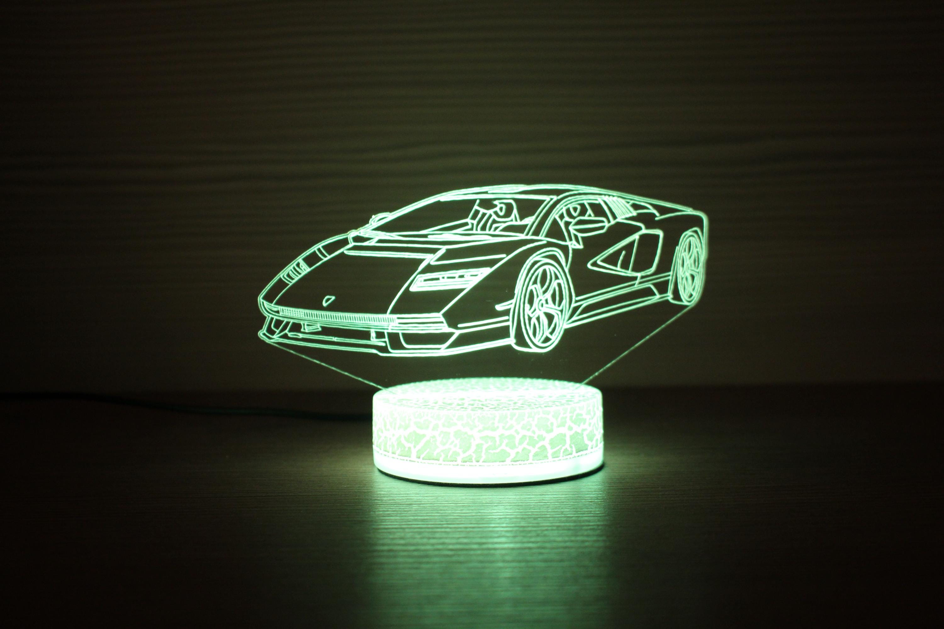 Lamborghini Countach LPI 800-4 Lambo 3D Illusion Lambo Fans Gift 3D ...