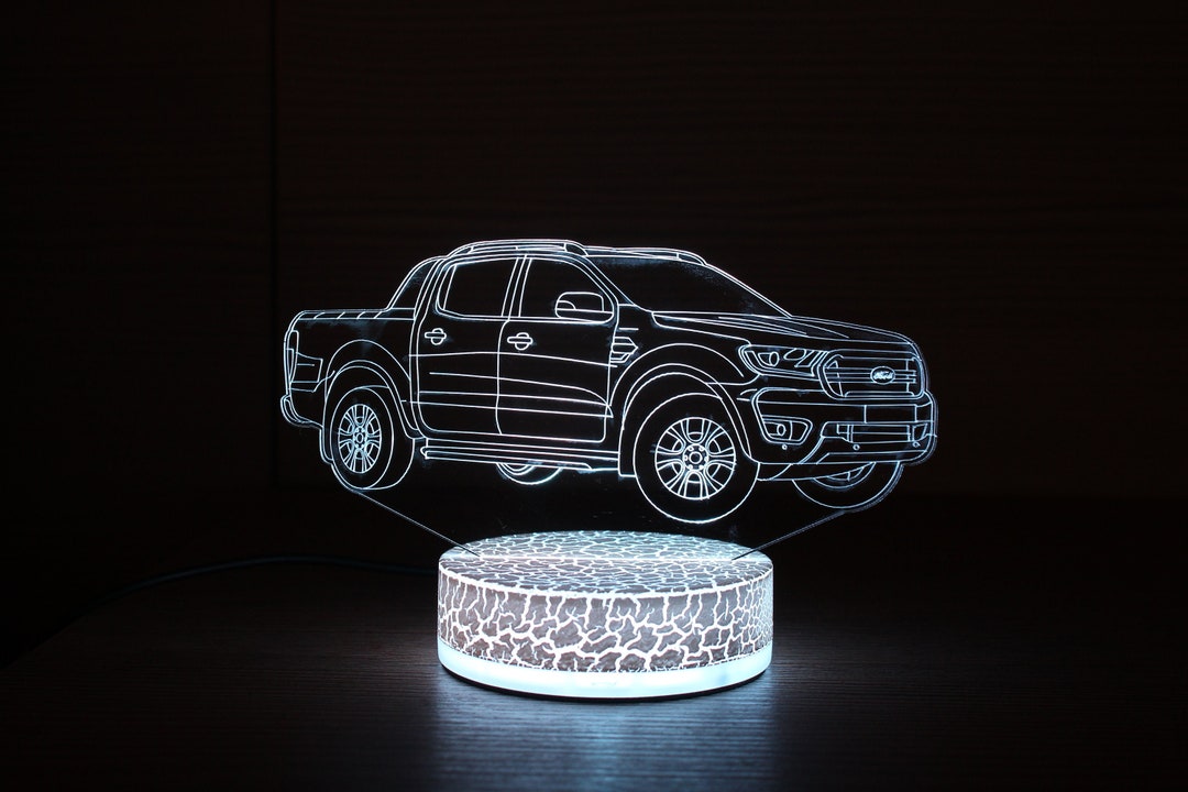 Ford Ranger Ford Ranger Gift Pickup Truck Ranger Night Light 3D Night ...