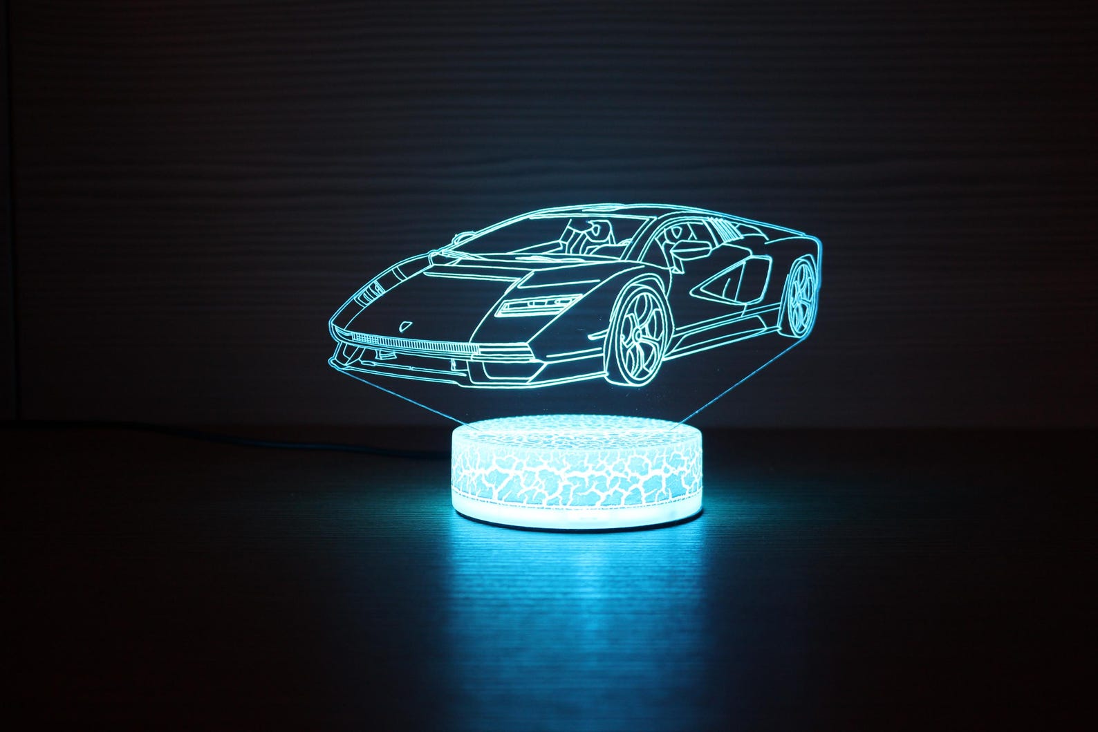 Lamborghini Countach LPI 800-4 Lambo 3D Illusion Lambo Fans Gift 3D ...