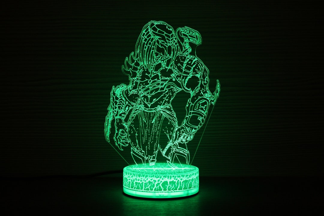 Predator Costume Predator Night Lamp 3D Night Lamp 3D Night Light ...