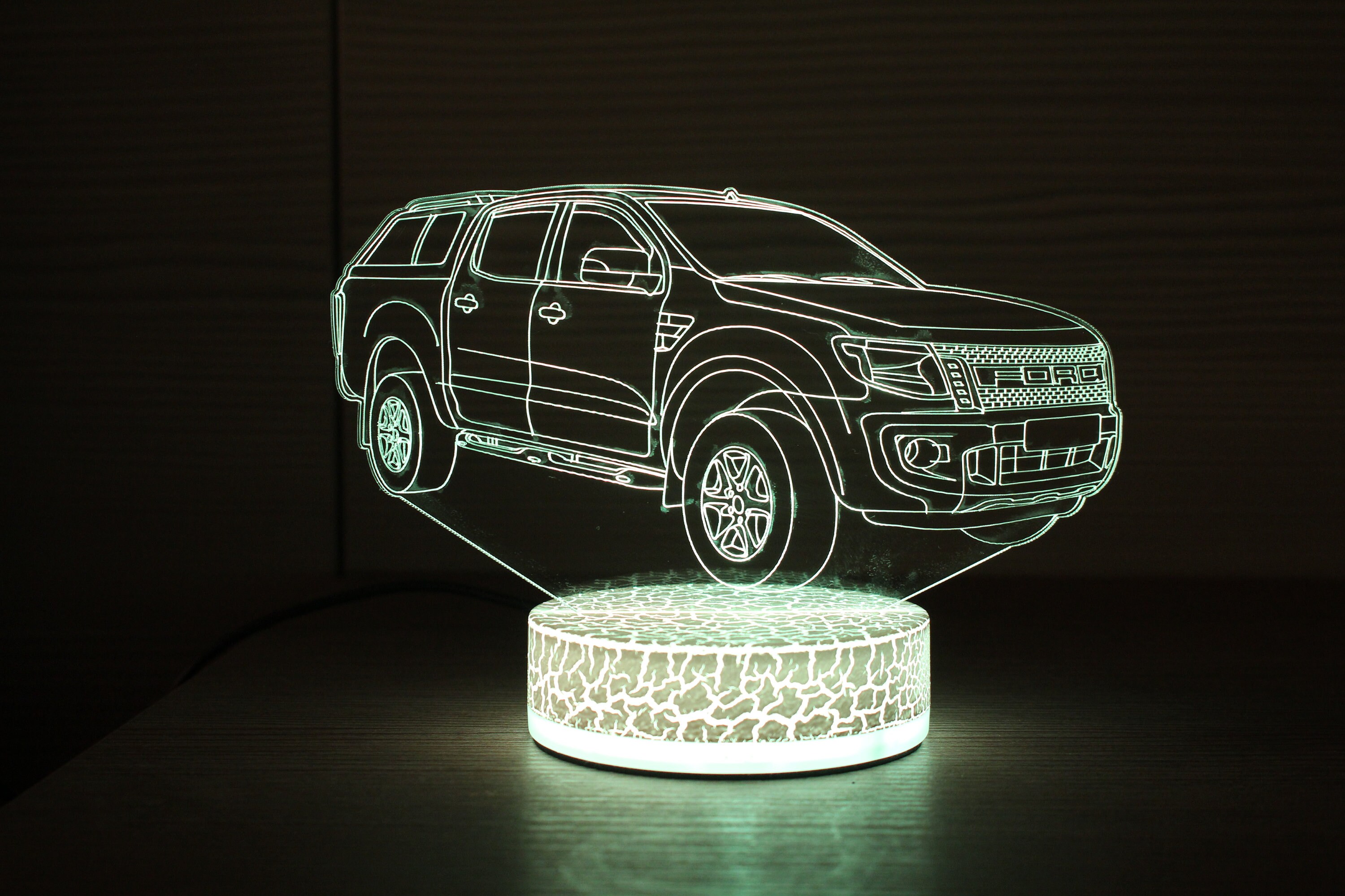 Ford Ranger Pickup Truck Ranger Night Light Ford Ranger Gift 3D Night ...