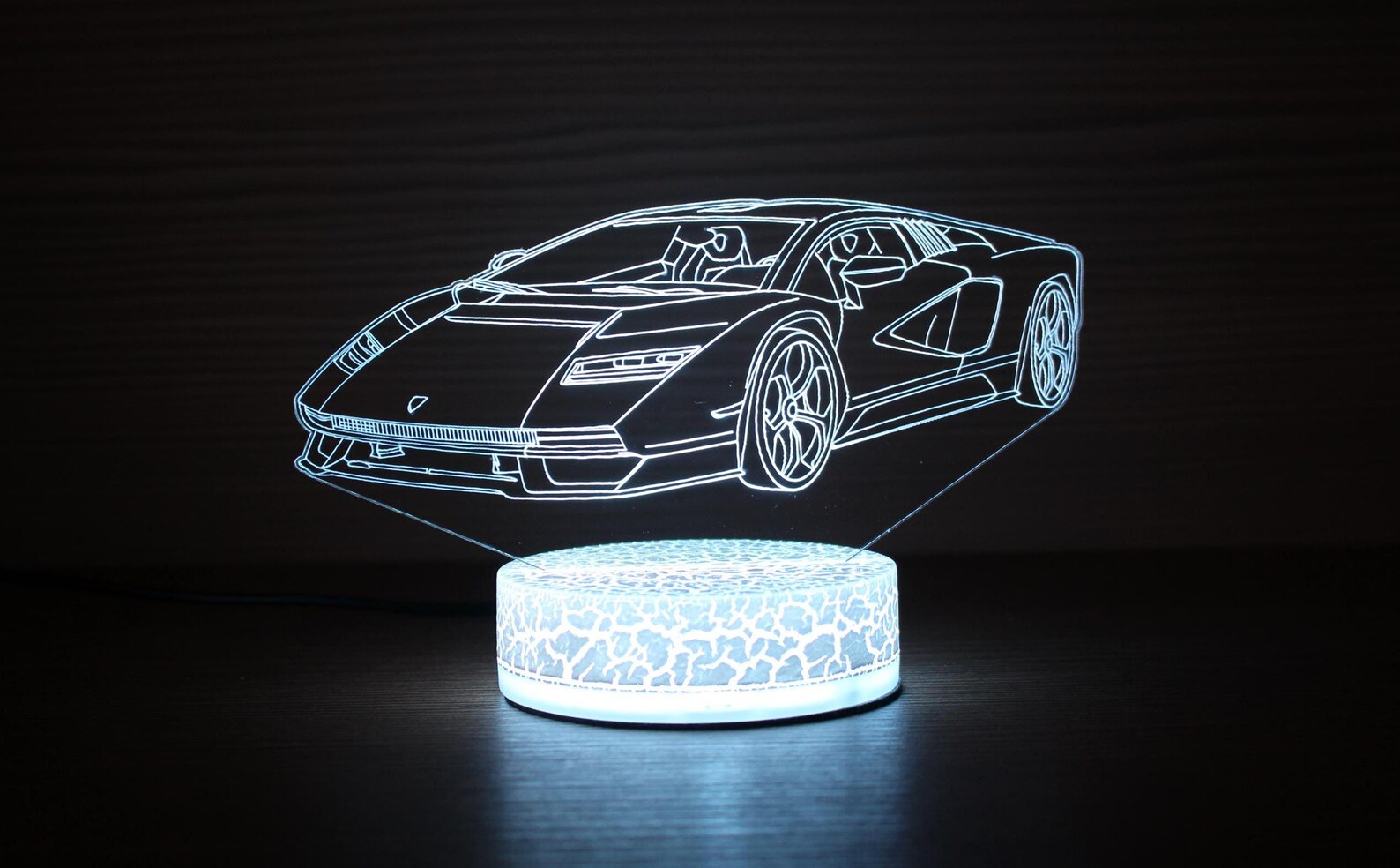 Lamborghini Countach LPI 800-4 Lambo 3D Illusion Lambo Fans Gift 3D ...