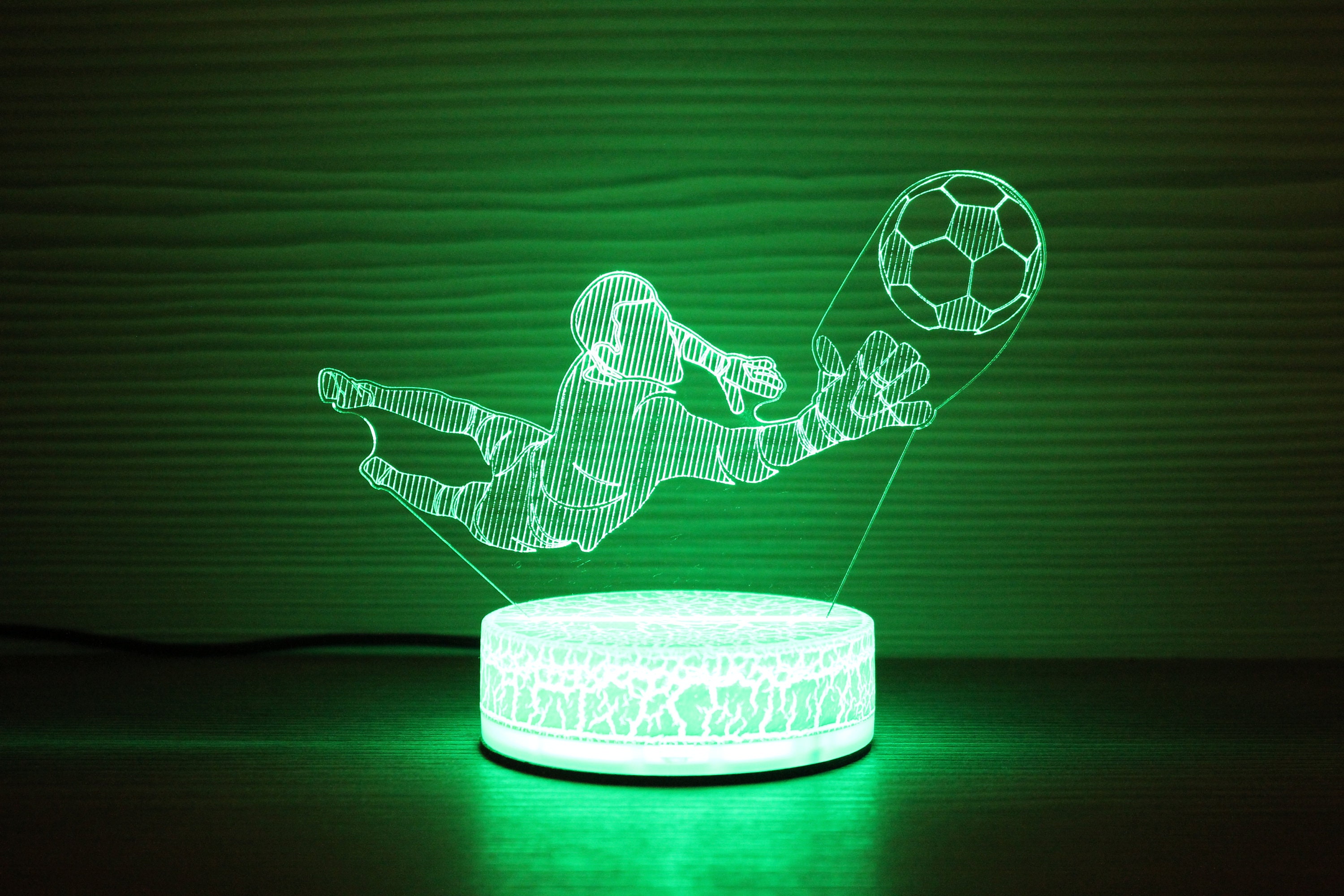 Soccer Goalkeeper Gifts Football Goalkeeper 3D Night Lamp Football 3D ...