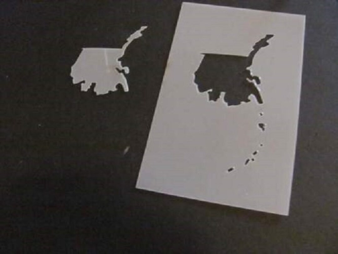 State of Alaska Mylar Stencil Art Airbrush Reusable Durable Paint -L82 ...