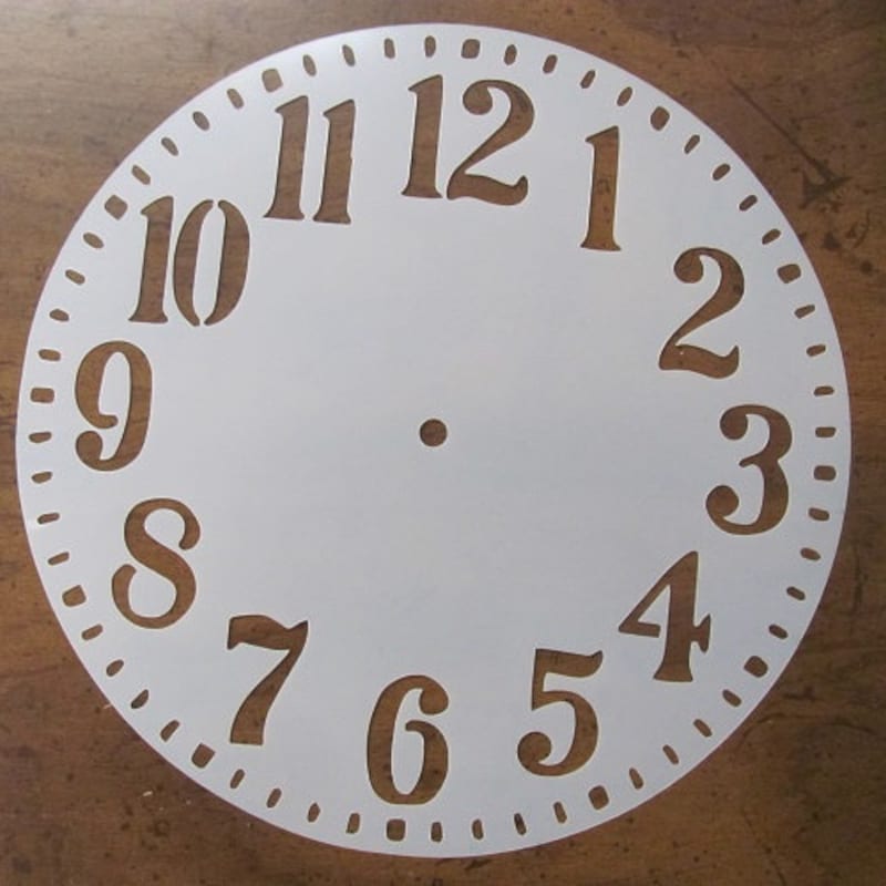 Clock Stencils - Etsy