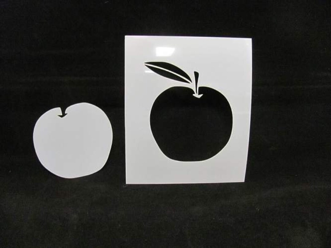 Apple Mylar Stencil Art Airbrush Reusable Durable Paint -L152 - Etsy