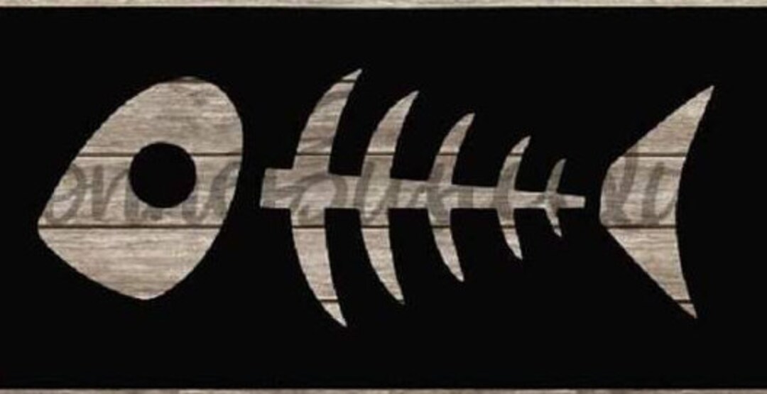 Fishbone Mylar Stencil Art Airbrush Reusable Durable Paint -L1701 - Etsy