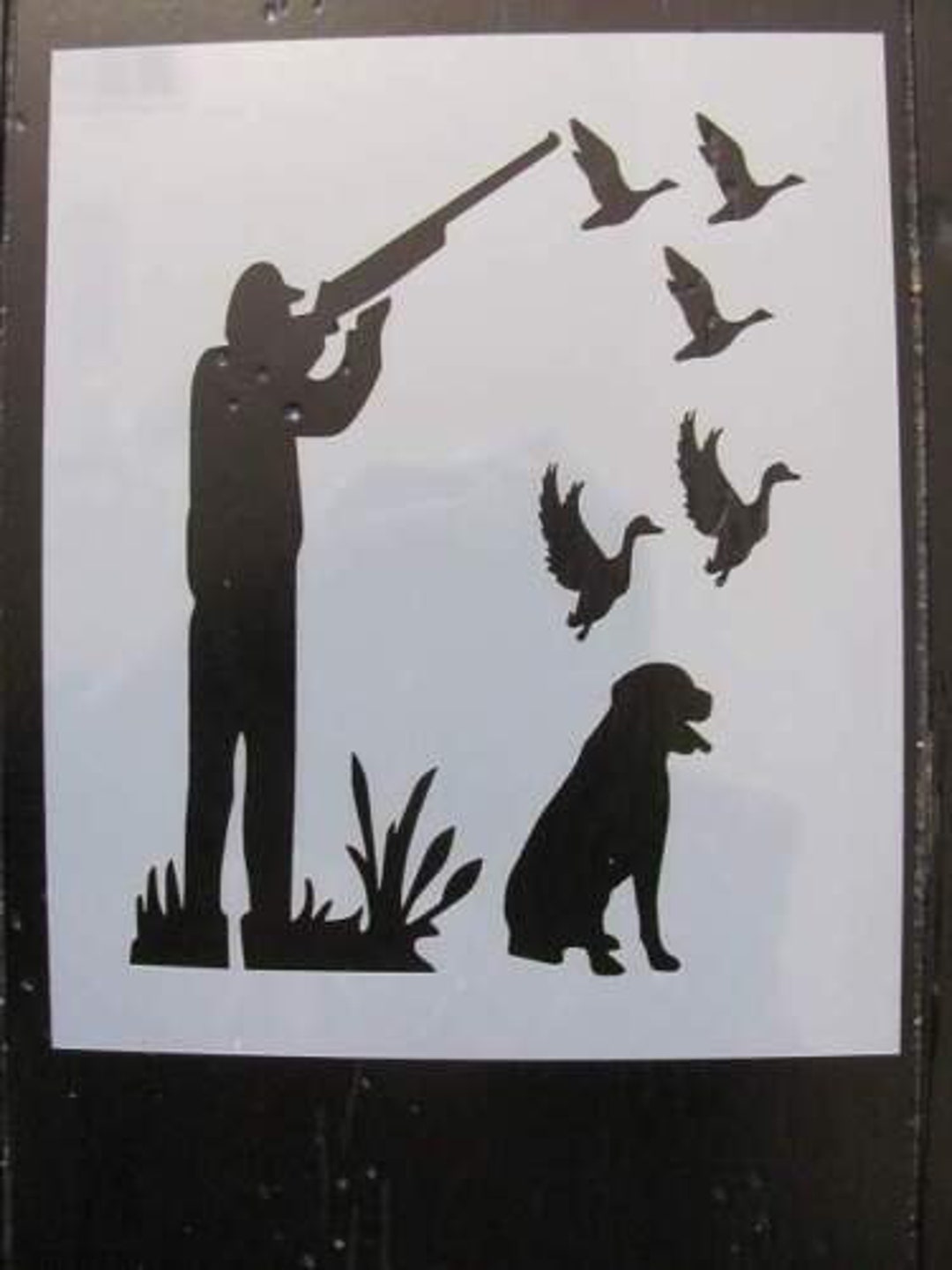 Duck Hunter Mylar Stencil Art Airbrush Reusable Durable Paint -L518 - Etsy