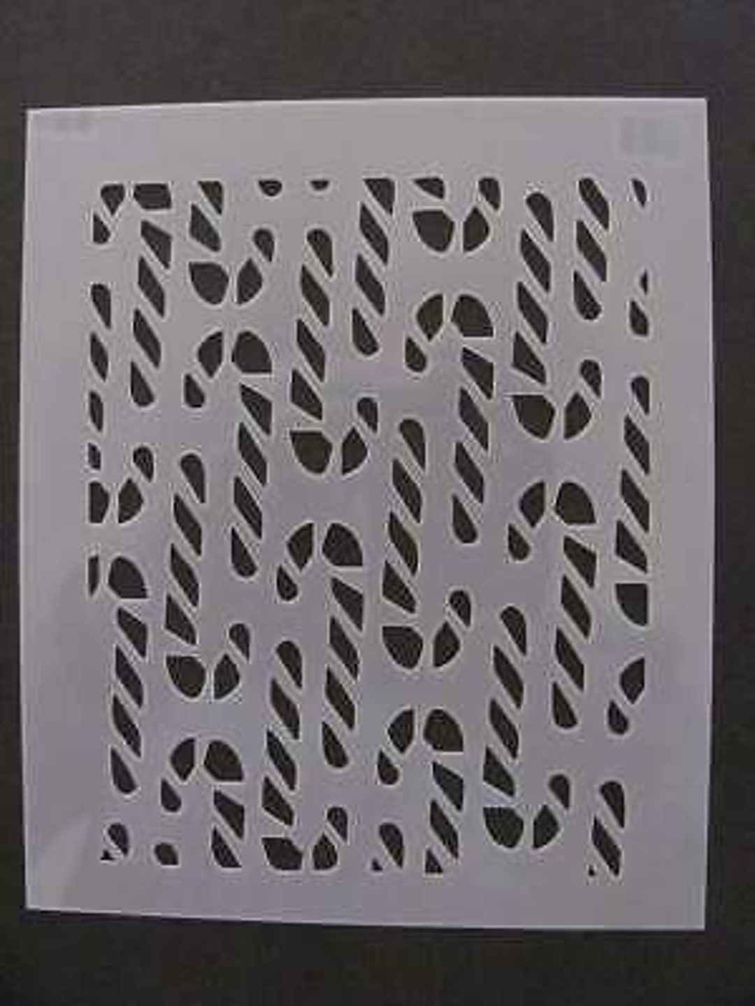 Candy Canes Mylar Stencil Art Airbrush Reusable Durable Paint -L740 - Etsy