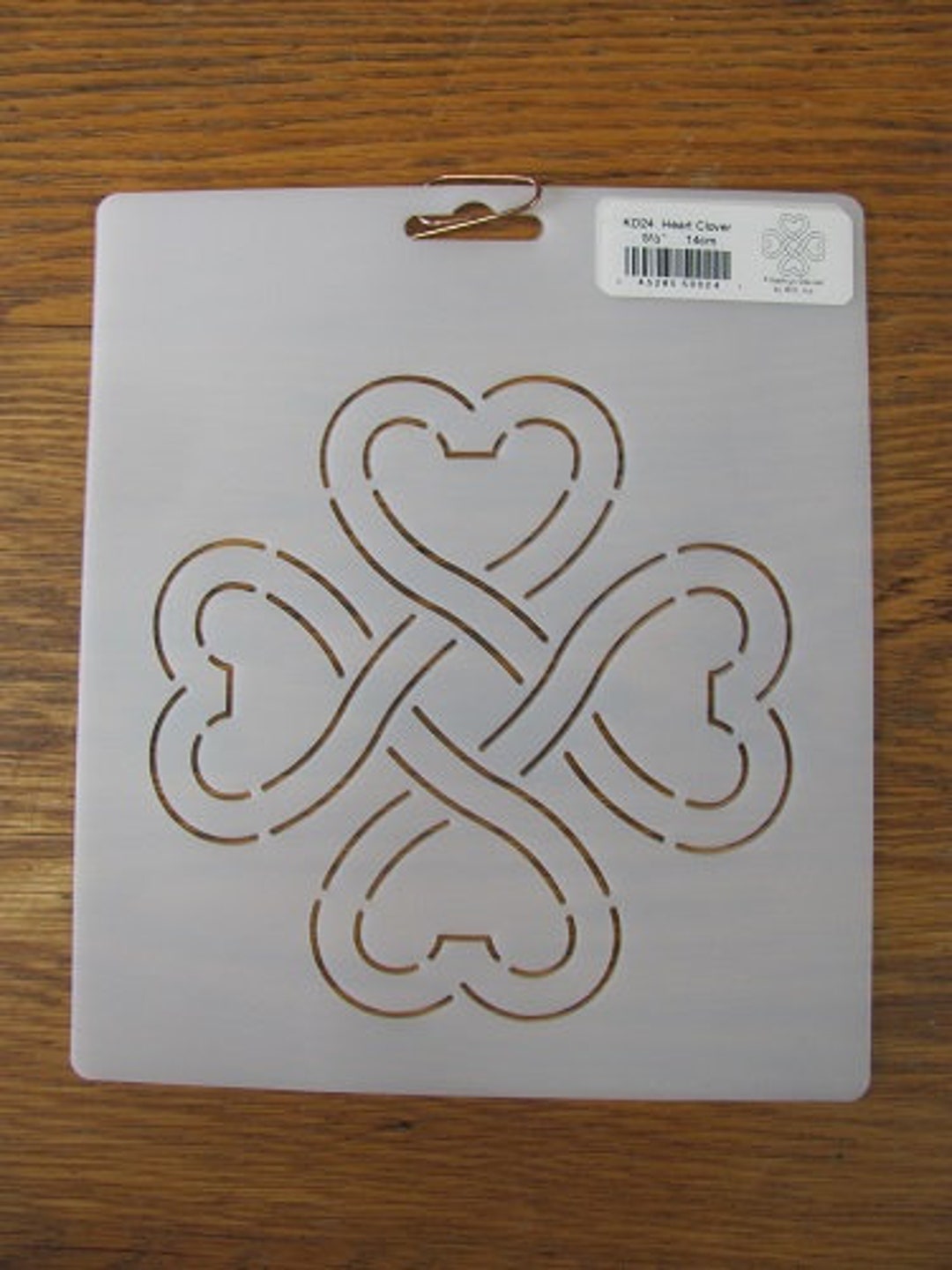 KD24 Heart Clover Design Quilt Stencil Plastic Reusable Durable - Etsy