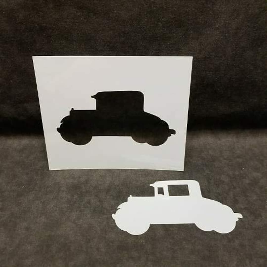 Vintage Car Automobile Mylar Stencil Art Airbrush Reusable Durable ...