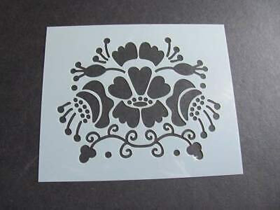 Floral Mylar Stencil Art Airbrush Reusable Durable Paint -L646 - Etsy
