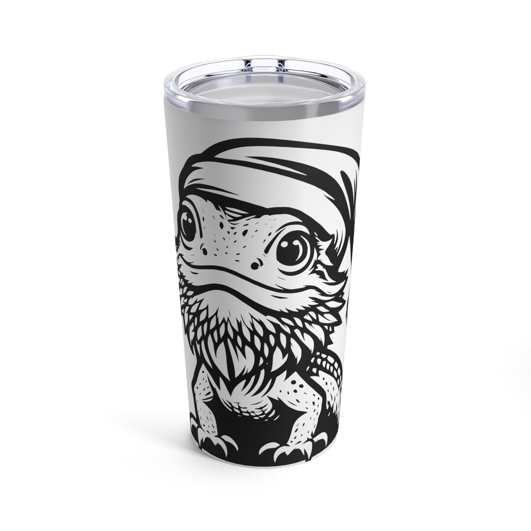 Santa Lizard With Lid Stainless Steel Tumbler 20oz - Etsy