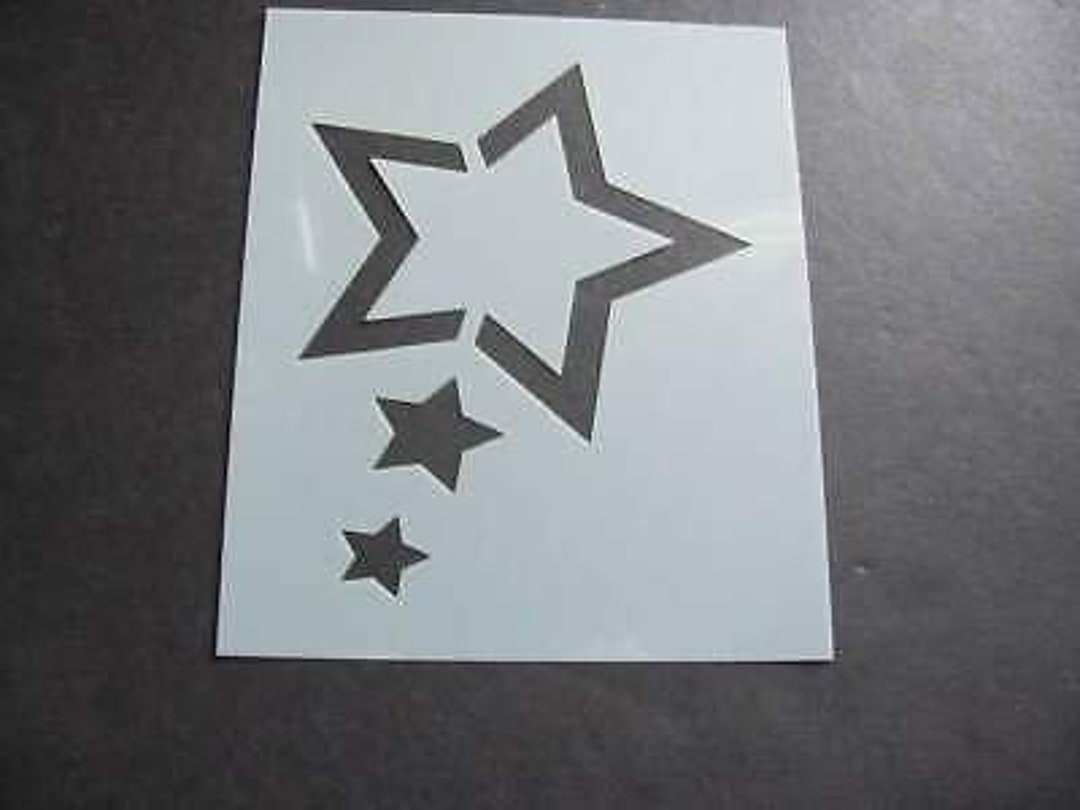 Shooting Star Mylar Stencil Art Airbrush Reusable Durable Paint -L642 ...