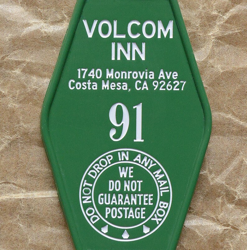 Vintage California Motel Keychain, Metal Keychain, Motel Pendant ...