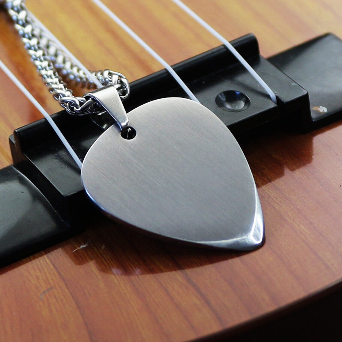 Custom My Chemical Romance Rock Engraved Metal Guitar Pick Pendant Hand ...