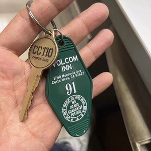 Vintage California Motel Keychain, Metal Keychain, Motel Pendant ...