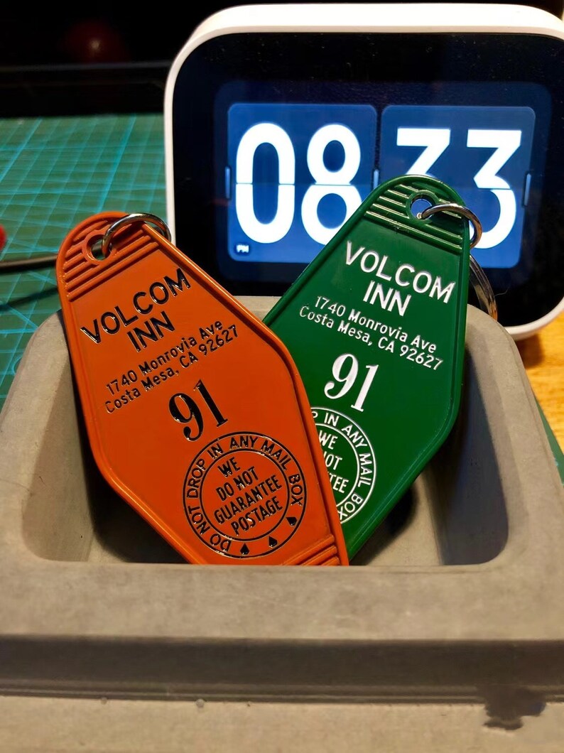 Vintage California Motel Keychain, Metal Keychain, Motel Pendant ...