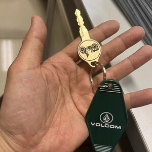 Vintage California Motel Keychain, Metal Keychain, Motel Pendant ...