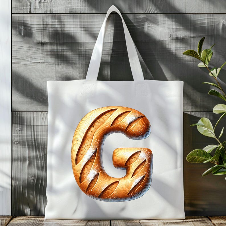 Artisan Bread Alphabet, Bakery Clipart, Bread Letters, Bakery Alphabet ...