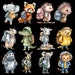 Wild Animal Backpack, Back to School, Hiking, School Animals Clipart ...