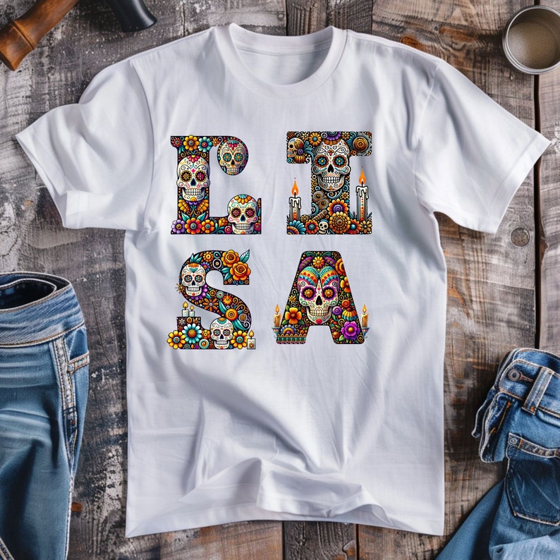 Day of the Dead Alphabet, Dia De Losmuertos, Dia Delos Muertos, Sugar ...