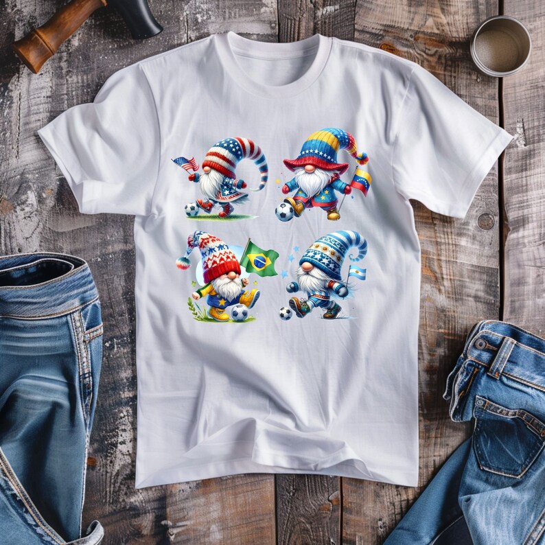 19 SOCCER Gnome, Futbol, Soccer, Venezuela, Argentina, Football, Messi ...