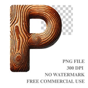 Rustic Wooden Alphabet, Wood Texture Alphabet, Rustic Letter Clipart ...