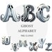 Ghost Alphabet, Spooky Letters, Abc Ghost, Abc Spooky, Halloweenghoste ...
