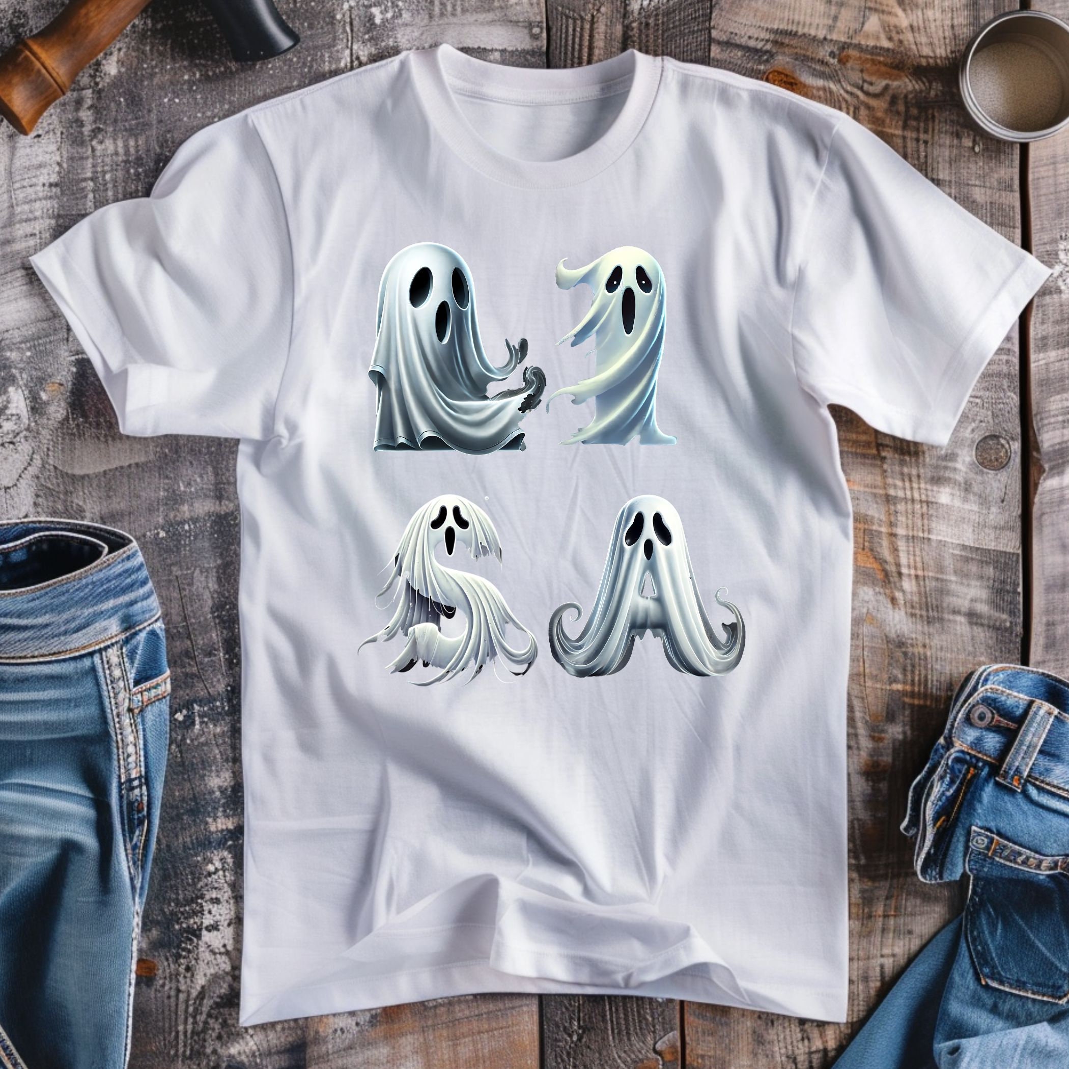 Ghost Alphabet, Spooky Letters, Abc Ghost, Abc Spooky, Halloweenghoste ...