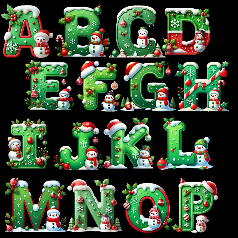 Snowman Alphabet, Abc Snowman, Snowman Funnies, Snowman Decorator ...