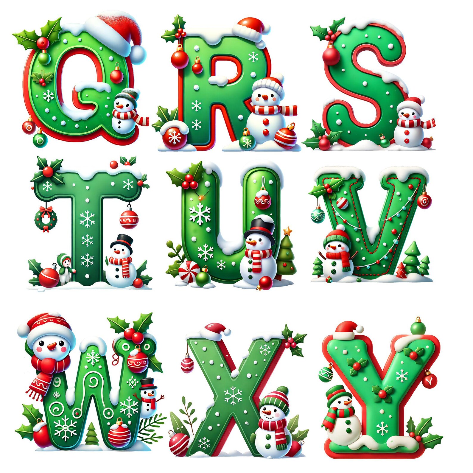 Snowman Alphabet, Abc Snowman, Snowman Funnies, Snowman Decorator ...