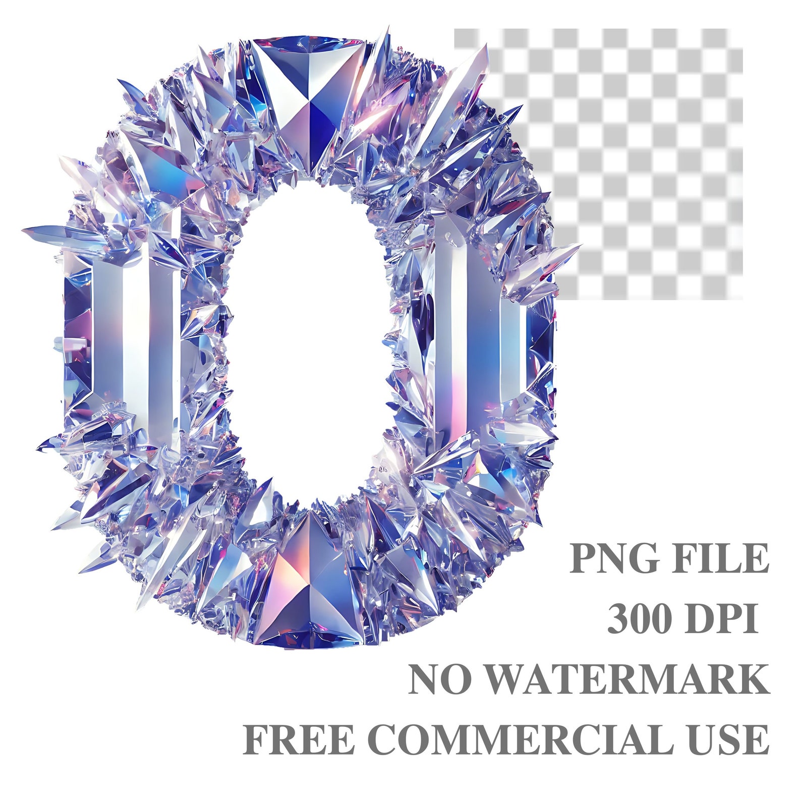 Crystal Alphabet, Gemstone Letters, Ice Diamond Font, Sparkling ...