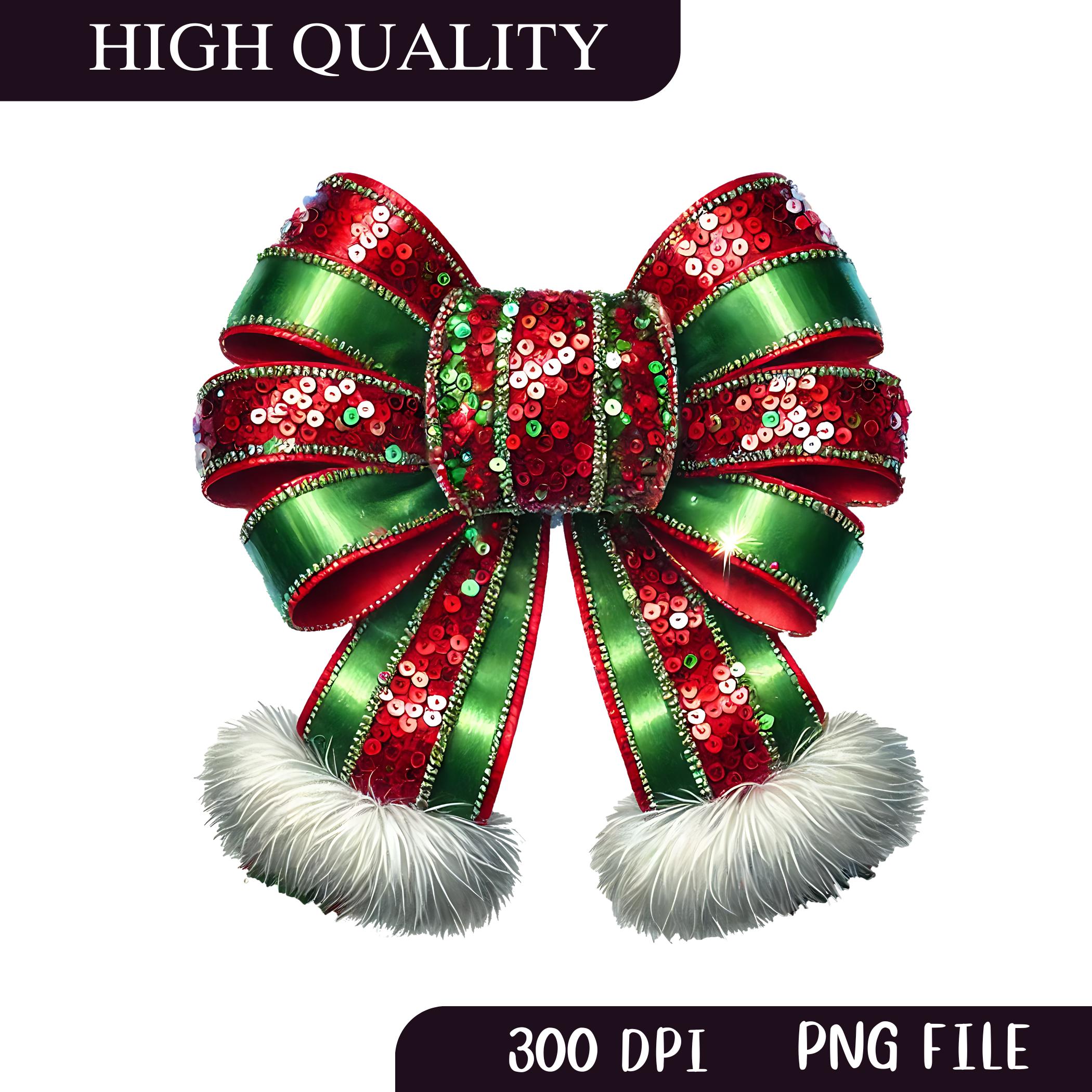 Coquette Bow Png, Merry Xmas, Retro Christmas Png, Sequins Png, Disco ...