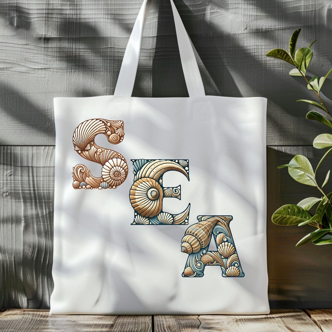 Seashell Alphabet, Coastal Beach Decor, ABC Seashell, ABC Beach ...