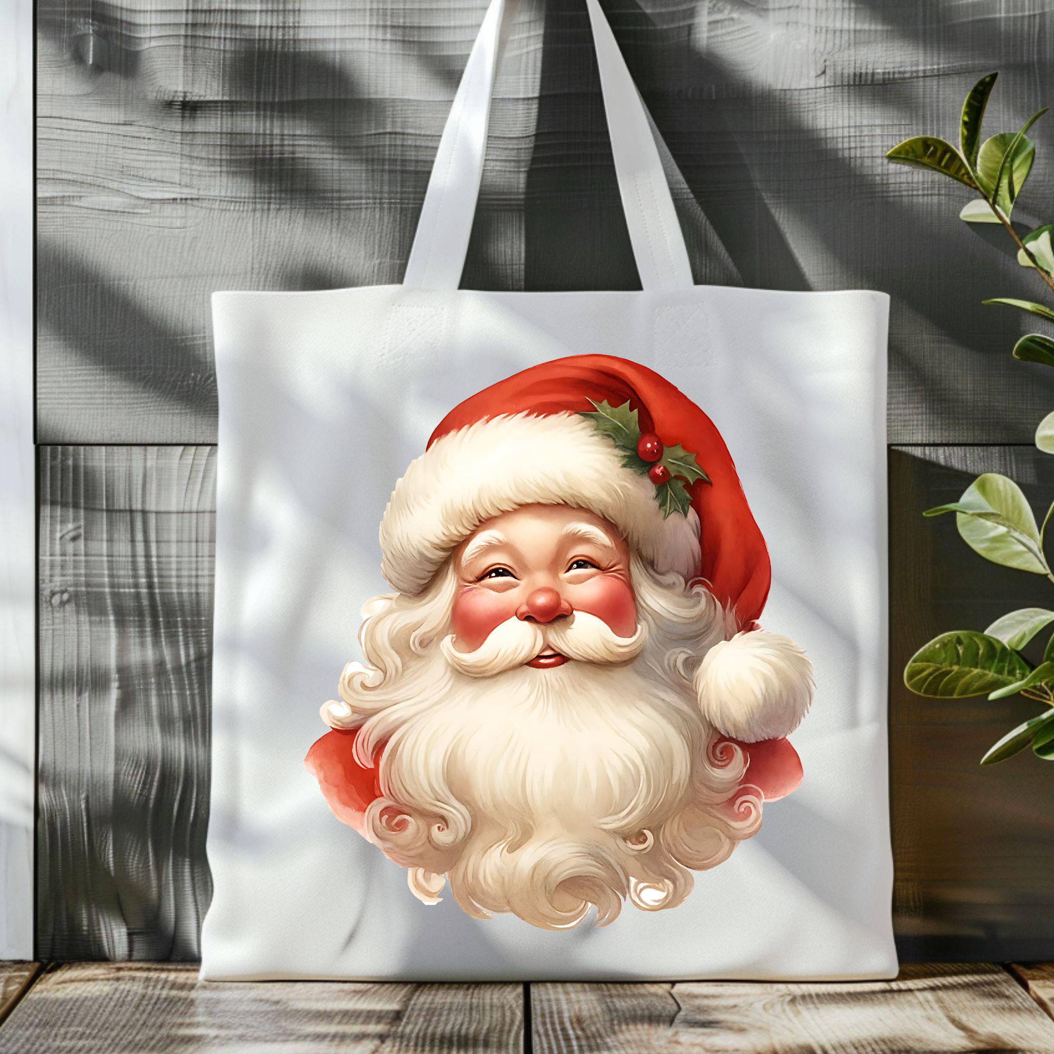 Santa Claus Png, Hippie Santa Png, Preppy Santa Png, Christmas Designs ...