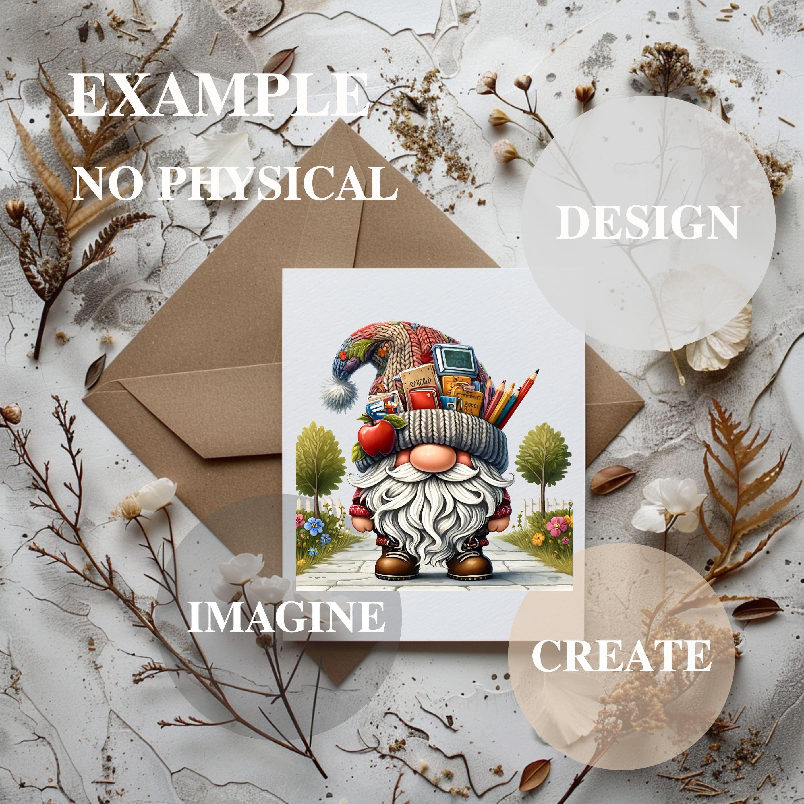 Back to School Gnome 33 Pngs, School Gnomes Clipart, Teacher Gnome Back ...