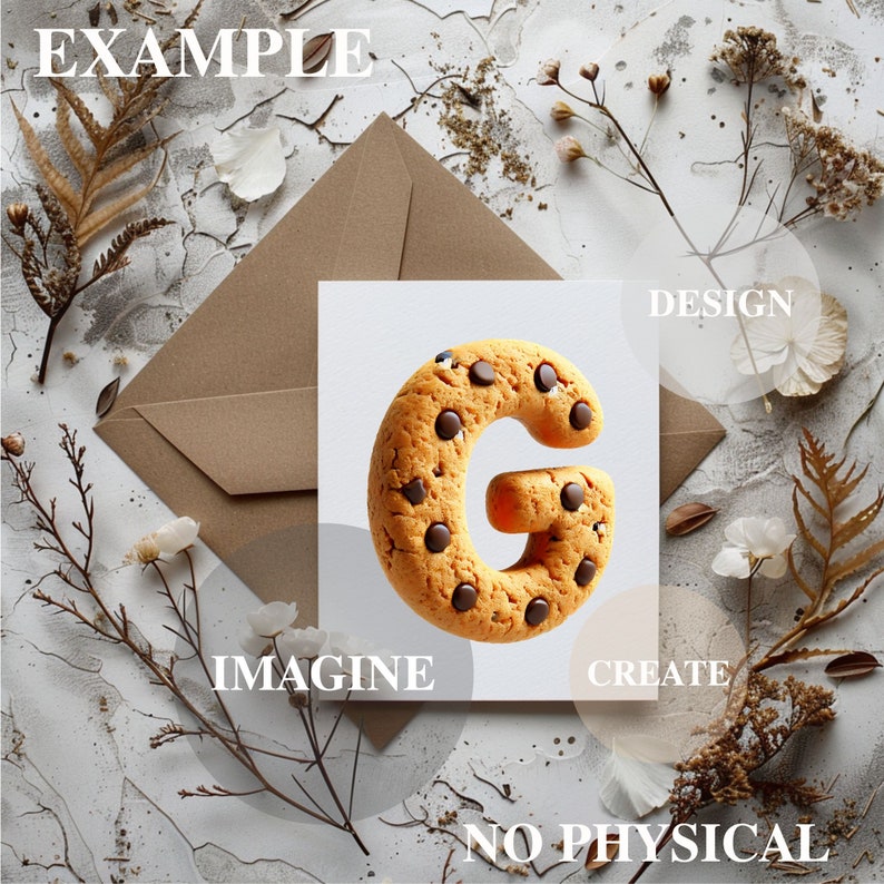 Cookie Alphabet Clipart, Baked Letters PNG, Cookie Clipart, Sweet ...