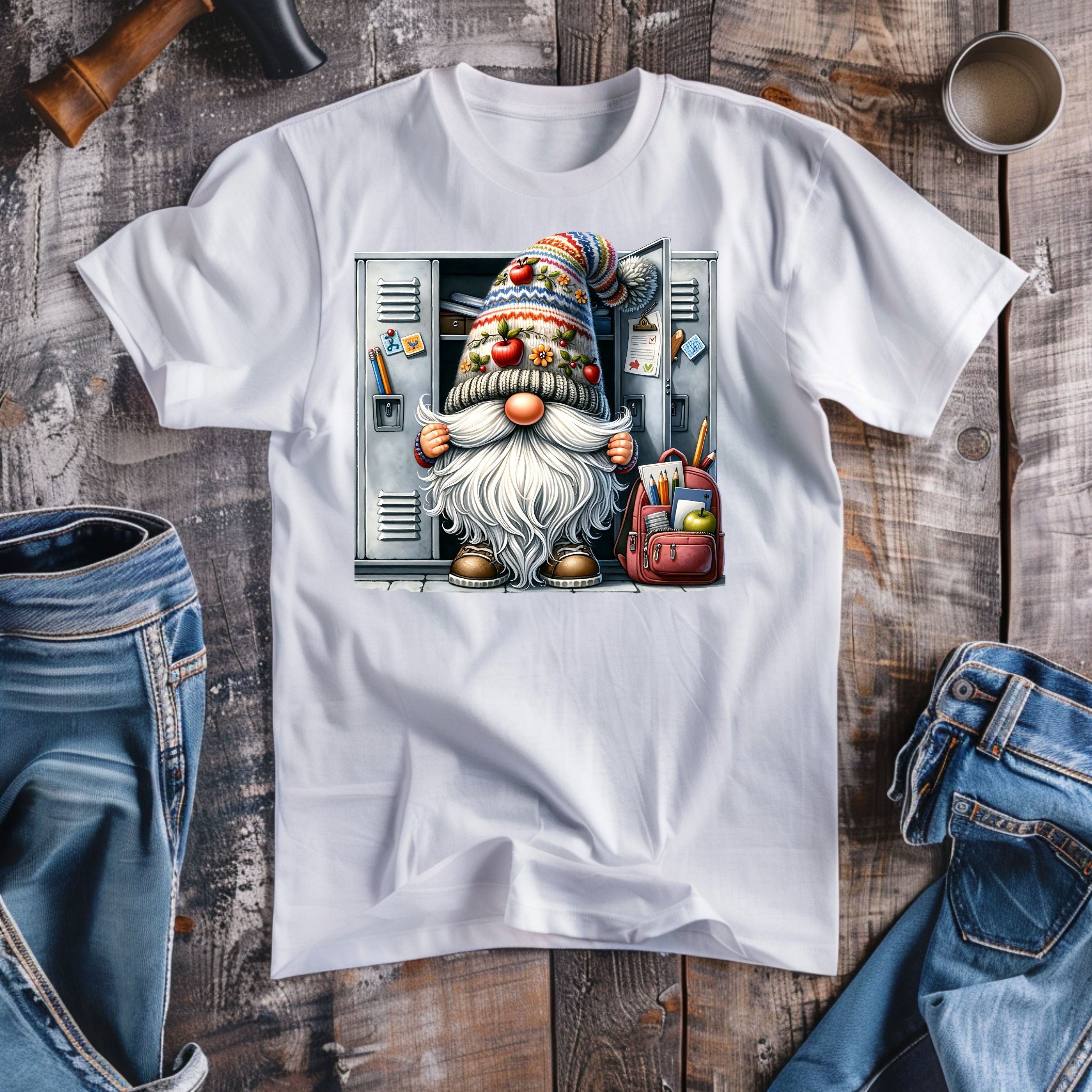 Back to School Gnome 33 Pngs, School Gnomes Clipart, Teacher Gnome Back ...