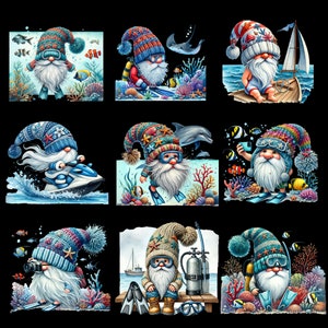 Ocean Adventure Gnomes, Gnomee, Underwater, Gnomee, Loverly Gnome ...