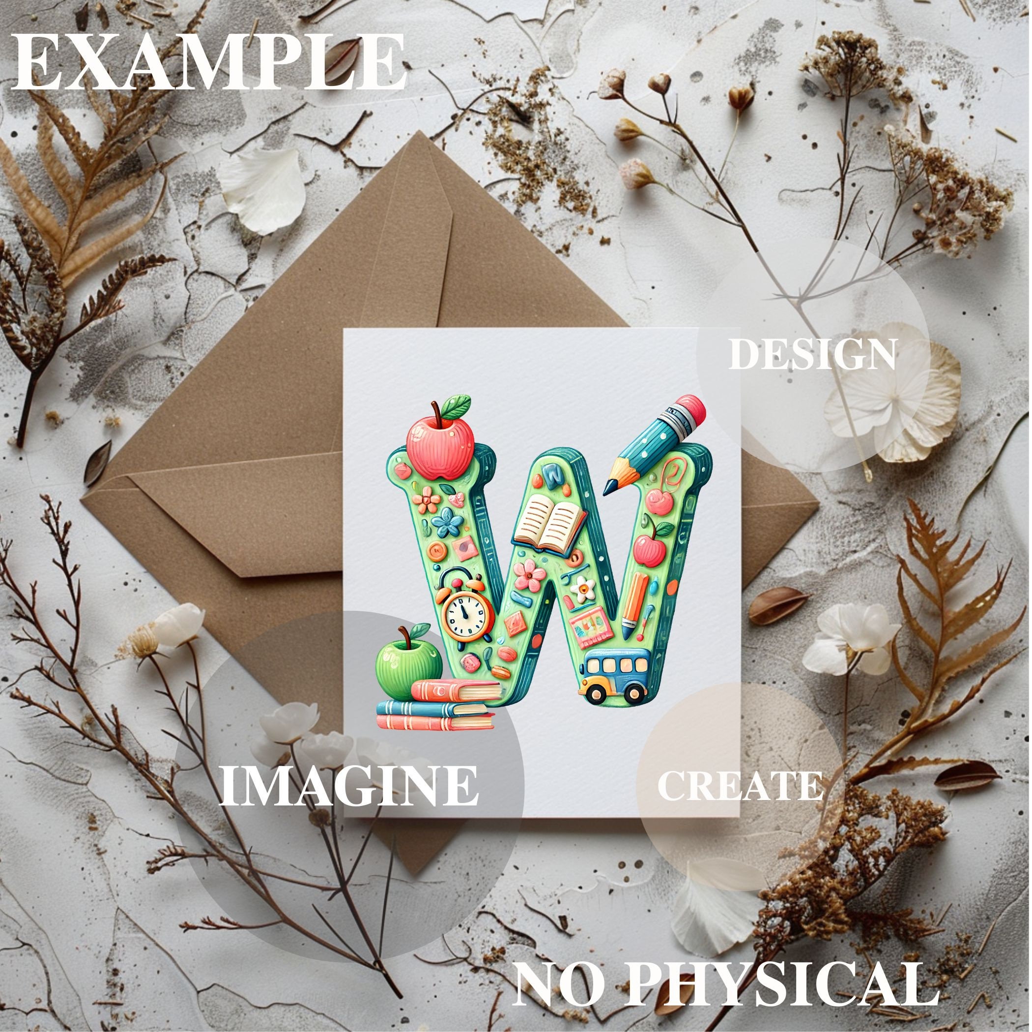 Back to School Alphabet Set, Alphabet Clipart, Teacher Clipart ...